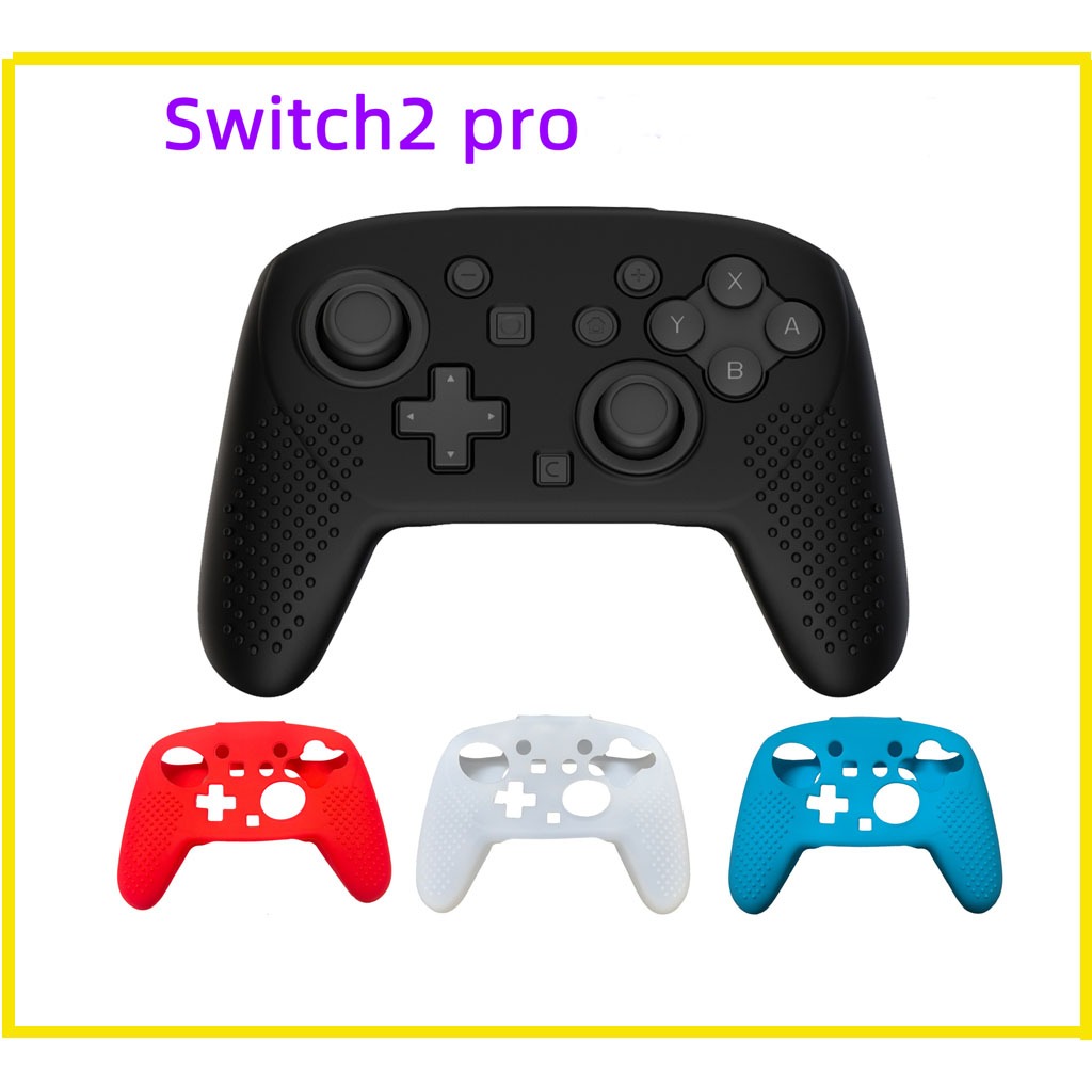 Nintendo Switch 2 Pro ซิลิโคนหุ้ม คอนโทรลเลอร์ ns2 pro ปลอกกันลื่นสัมผัสแบบจุดนูน | Shopee Thailand