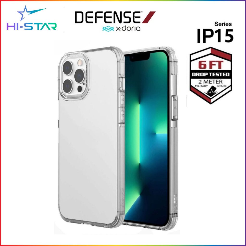 X-Doria Defense Clear เคสกันกระแทก ระดับ 2 เมตร เคสกันกระแทก For IP15 ...