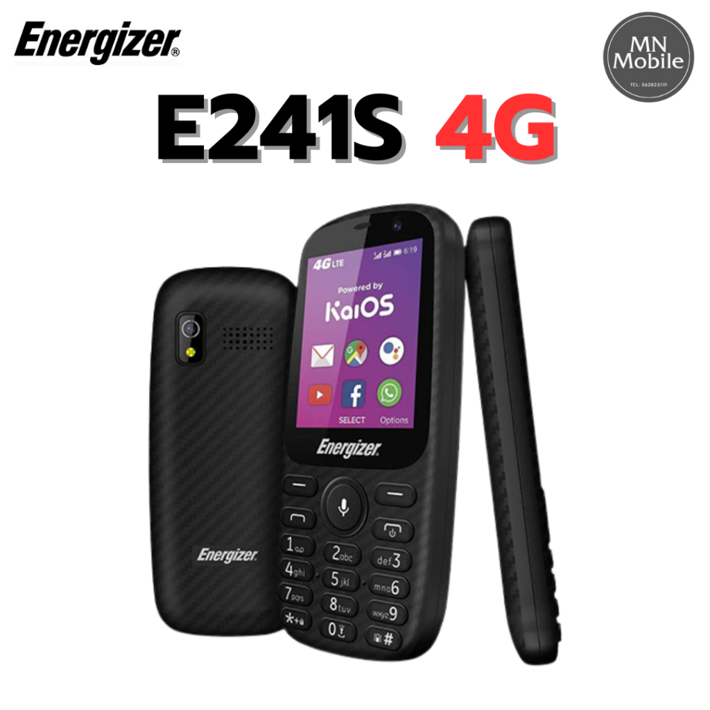 Energizer E241S 4G โทรศัพท์มือถือปุ่มกด 2 ซิม | Shopee Thailand