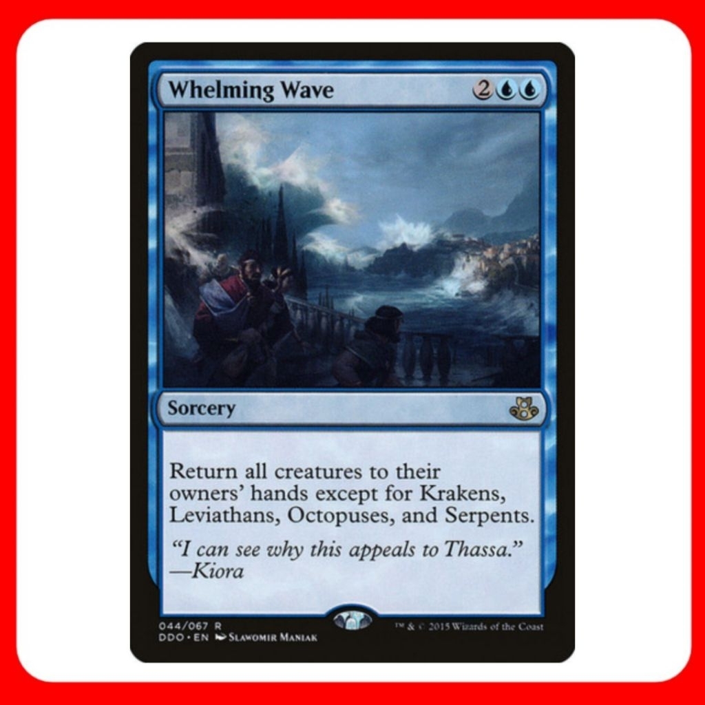 [MTG] Whelming Wave [DDQ] [BLUE] [RARE] [NORMAL] [ENG] (การ์ดเมจิค ...