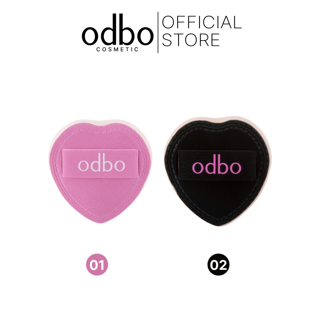 ODBO Hearth Pop Tiny Puff OD8077 #พัฟมินิฮาร์ท พัฟจิ๋วสวมนิ้ว | Shopee ...