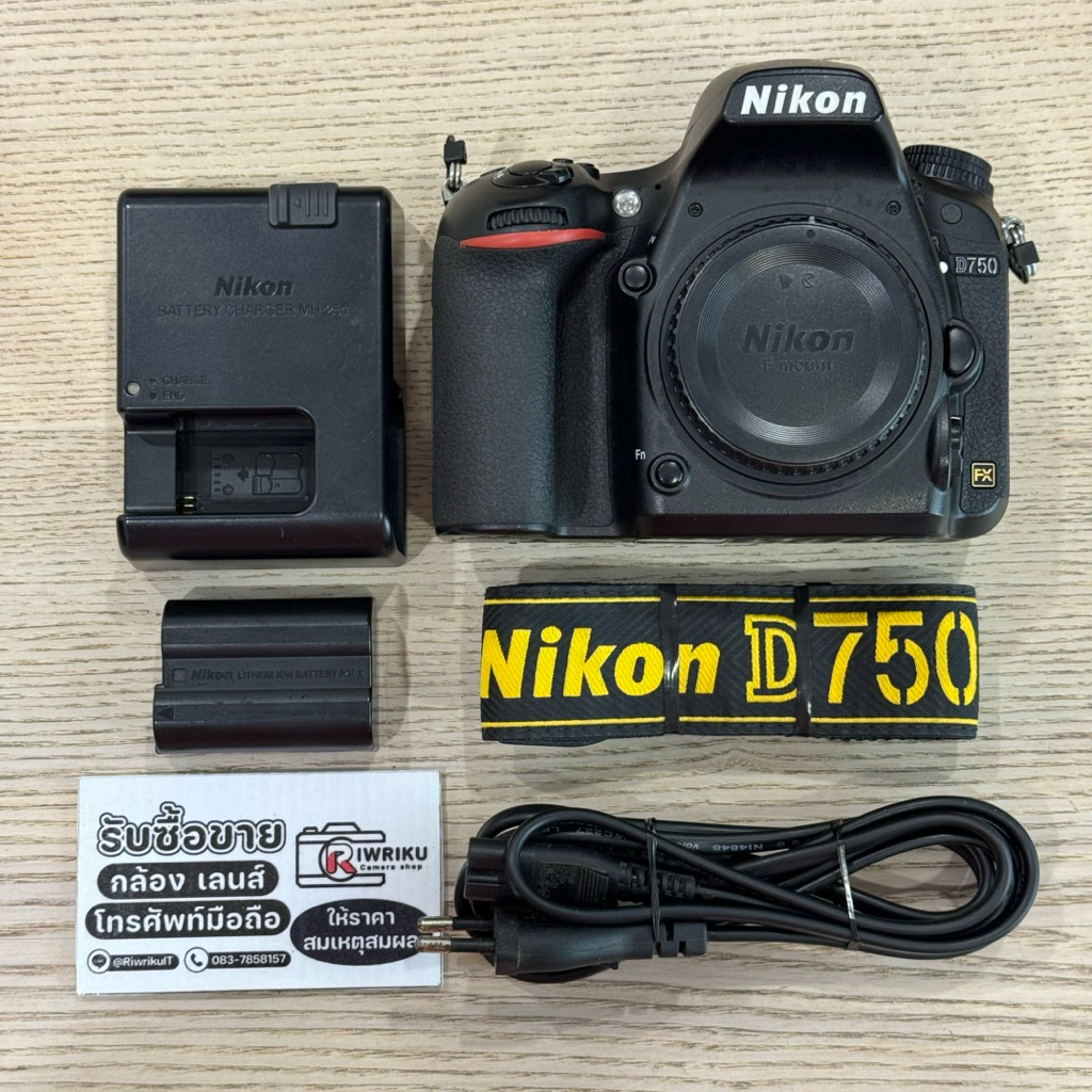 Nikon D750 FX (บอดี้) (2-Hand) สภาพสวยพร้อมใช้งานเต็มระบบ | Shopee Thailand