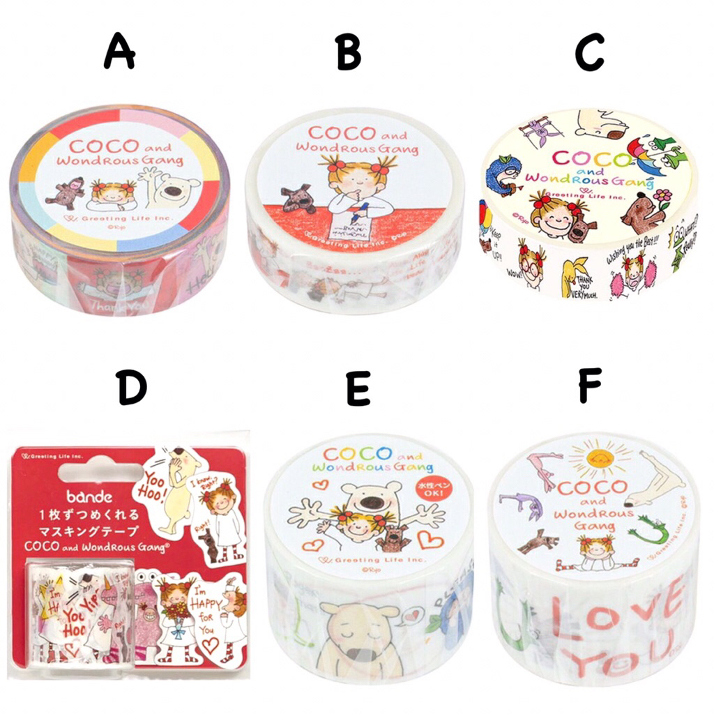 Sticker roll ,Masking Tape Coco & Wondrous Gangs | Shopee Thailand