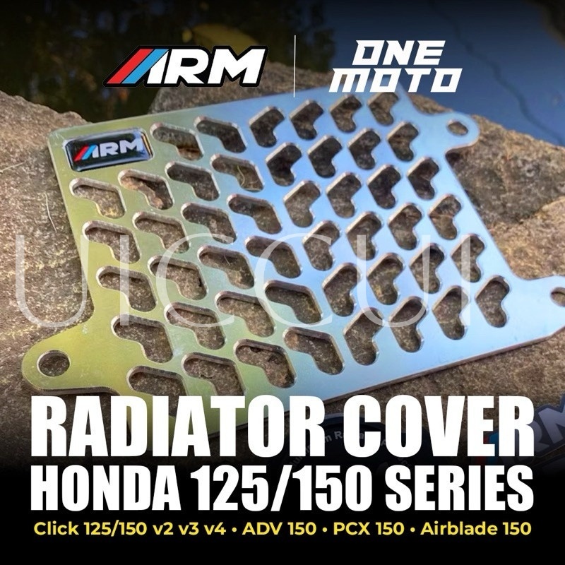 CNC Radiator Cover For Honda Click 125 / Click 150 / ADV 150 Alloy ชุด ...