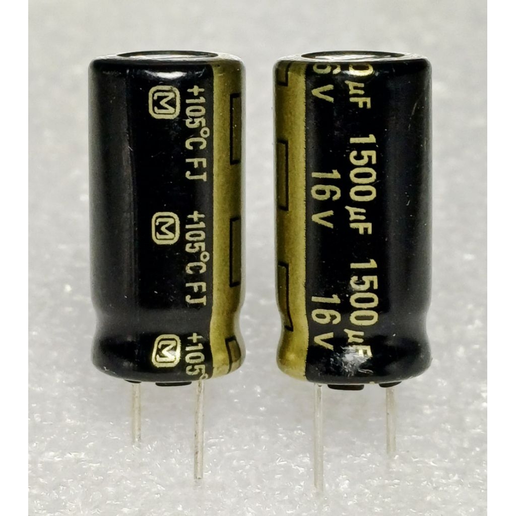 Panasonic FJ 1500uf 16v capacitor ตัวเก๋บประจุ คาปาซิเตอร์ | Shopee Thailand