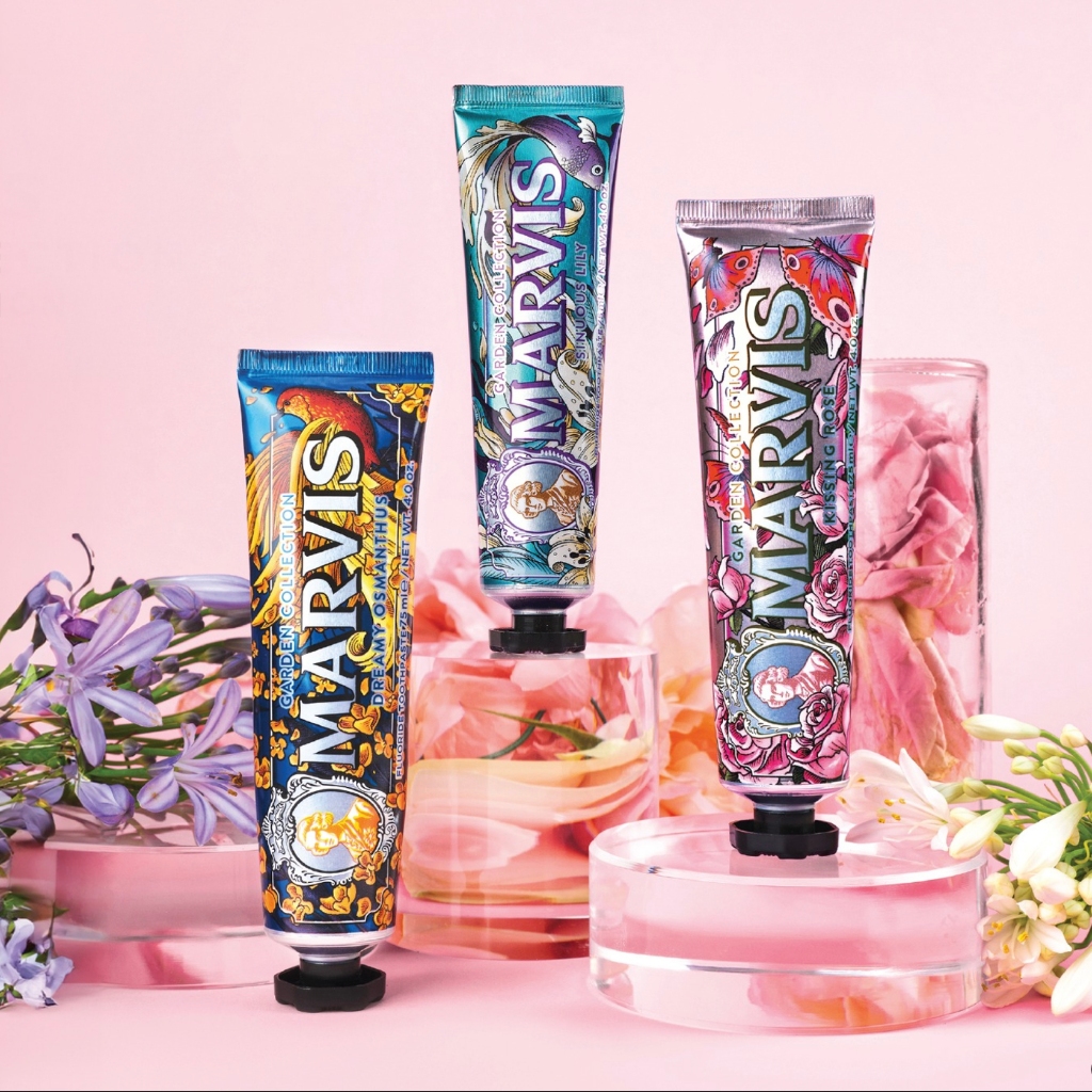 ยาสีฟัน MARVIS GARDEN Collection 75ml Fresh Breath Imported from Italy ...