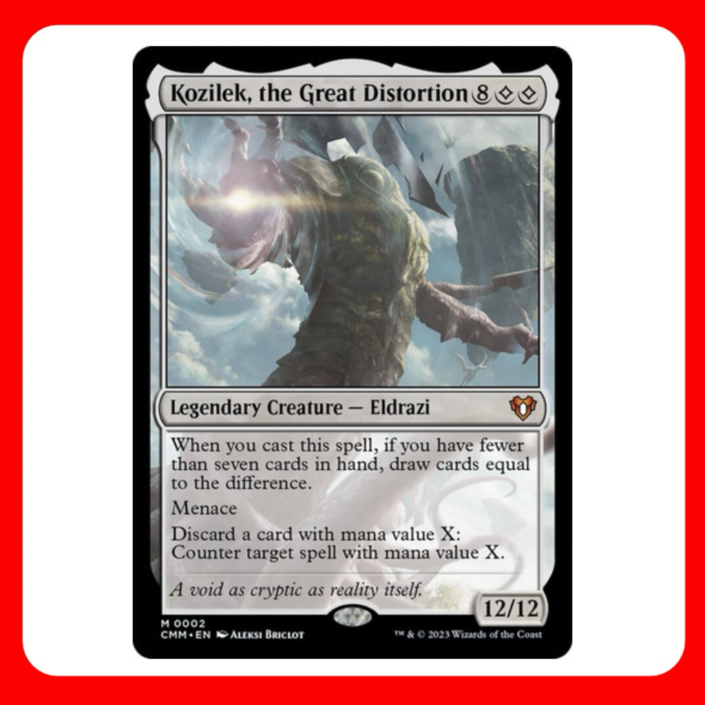 [MTG] Kozilek, the Great Distortion [CMM] [COLORLESS] [MYTHIC] [NORMAL ...