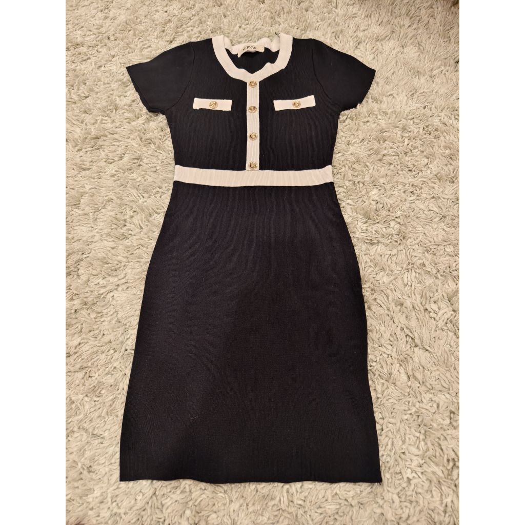 เดรสเข้ารูปแขนสั้น Mirvas | Shopee Thailand