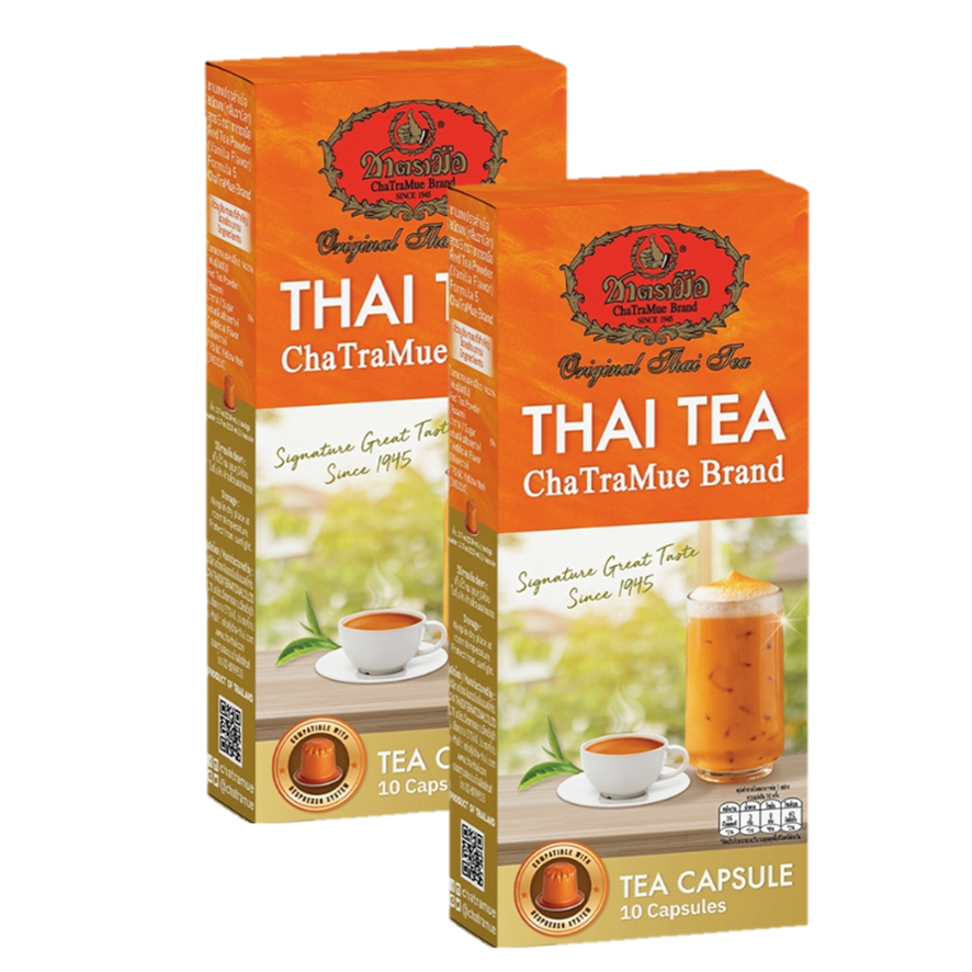 ChaTraMue Thai Tea Capsule for Nespresso ชาตรามือ ชาไทยแคปซูล เนสเพรส ...