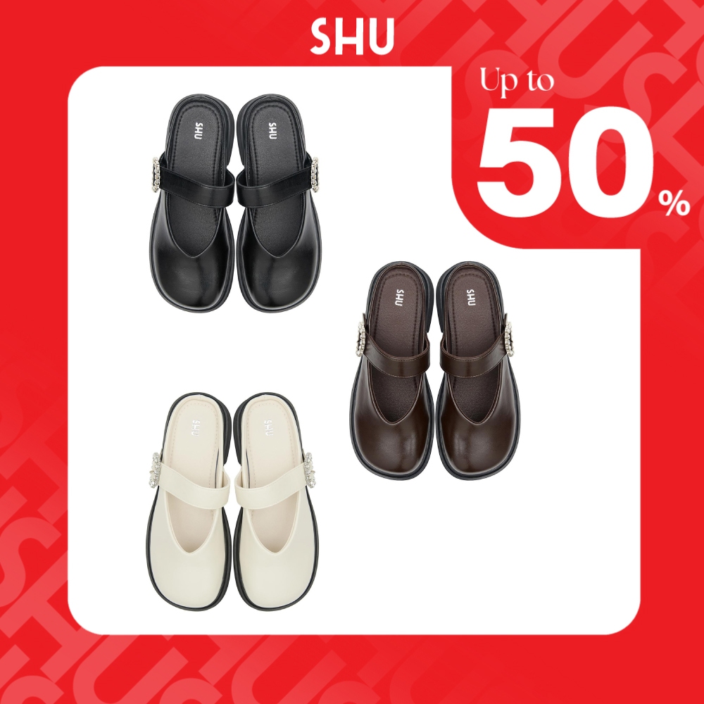 SHU MARY JANE DIAMOND BELTS รองเท้า | Shopee Thailand