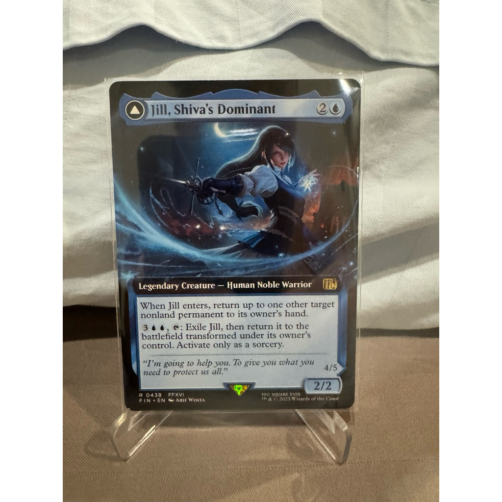 MTG Final Fantasy Variants: Jill, Shiva's Dominant (0438 - Extended Art ...