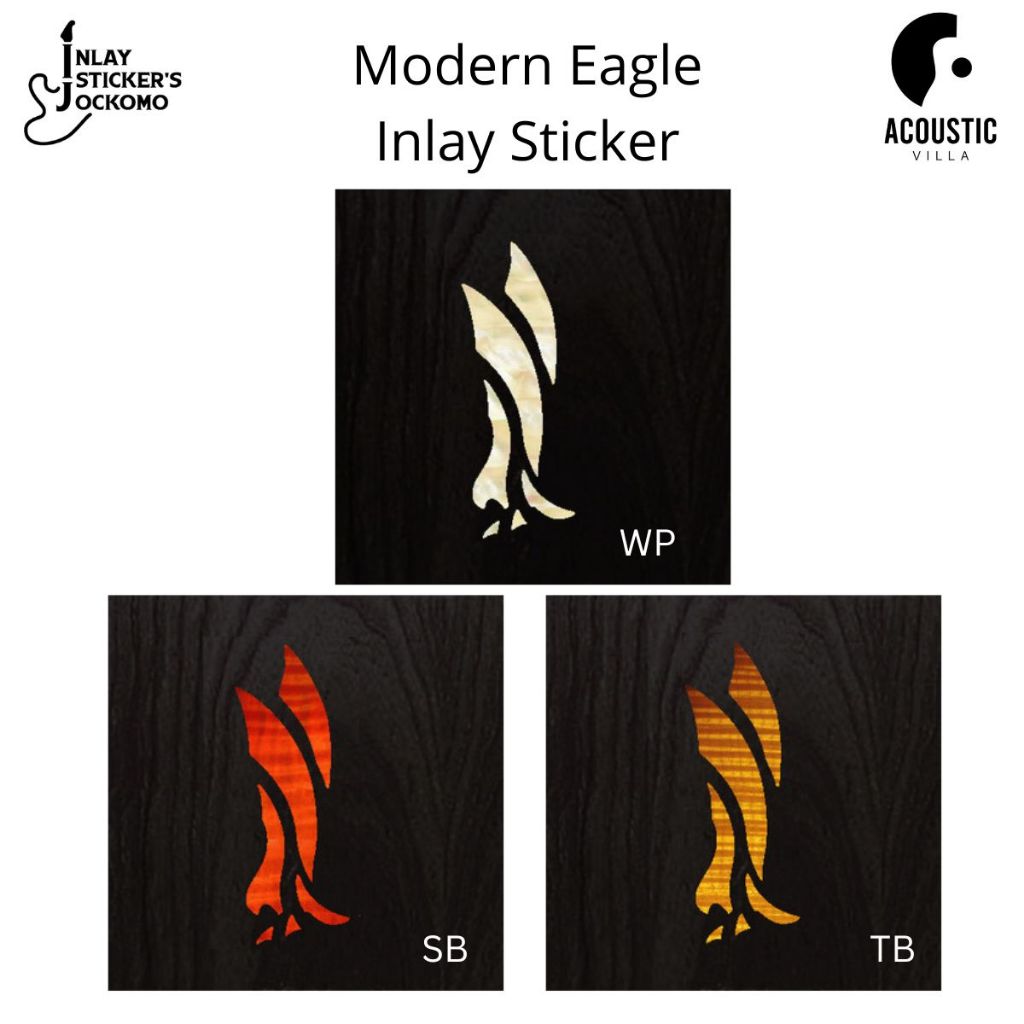 Modern Eagle Headstock Inlay Sticker | Shopee Thailand