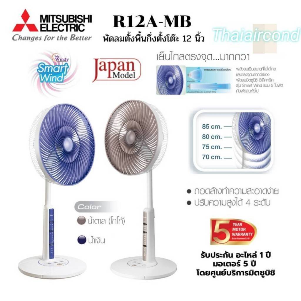 รุ่นใหม่ล่าสุดMITSUBISHI ELECTRIC ตั้งพื้นกึ่งตั้งโต๊ะ R12A-MB แบบปุ่มกดระบบสัมผัส(ไมคอม ...