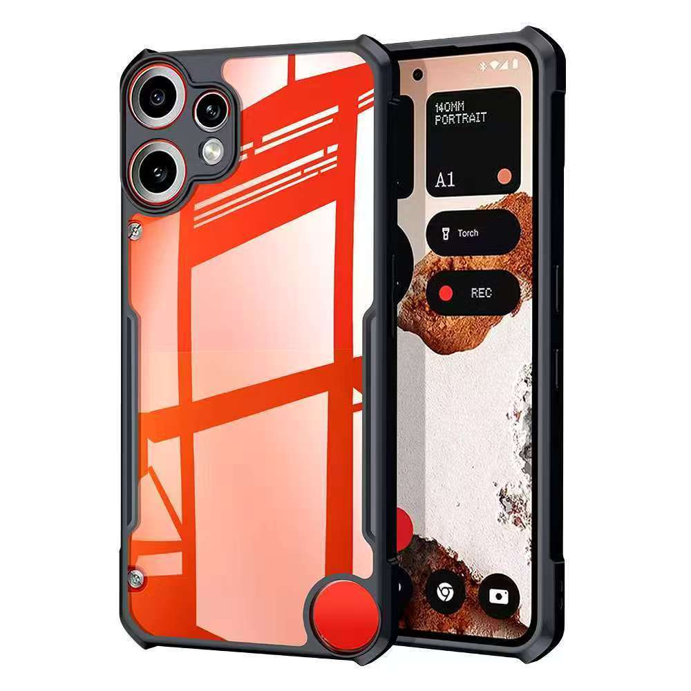 Nothing CMF Phone(1)ตรงรุ่น(พร้อมส่งในไทย)เคสกันกระแทกขอบสีหลังใส ...