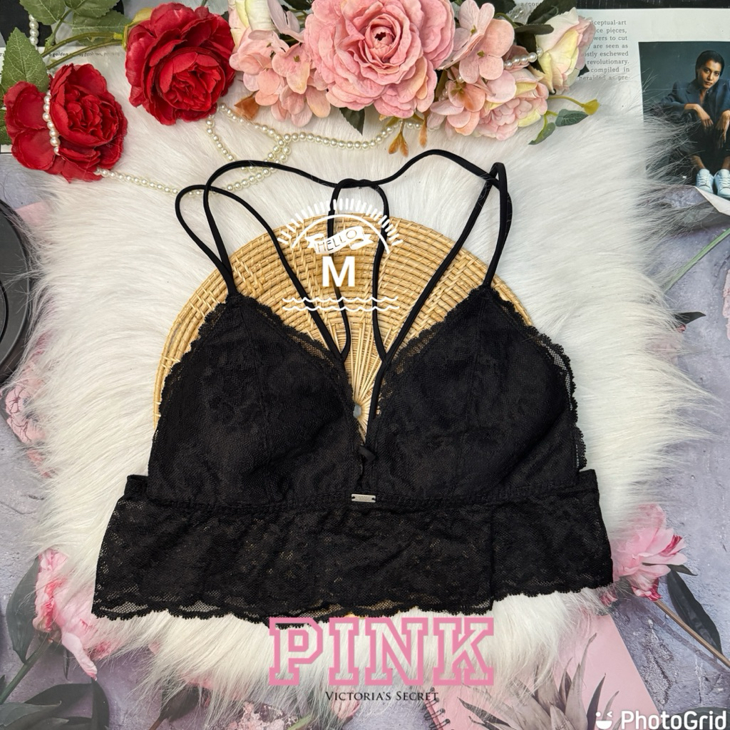 PINK Victoria’s Secret ใหม่มาก M 36B 34C 34D 36A ฟองบางเฉียบ สะอาด ...
