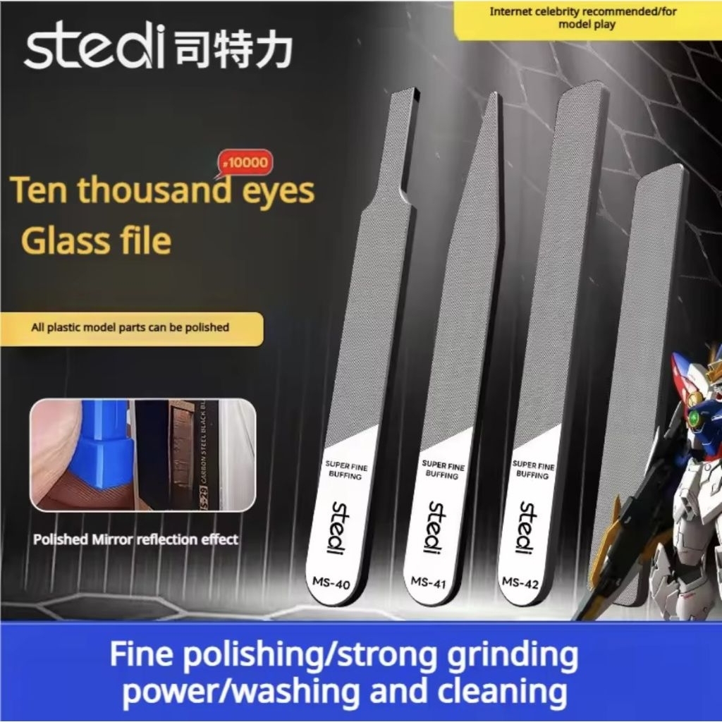 Stedi Professional Model Polishing Tool for Gunpla Miniature Scale Kits ...