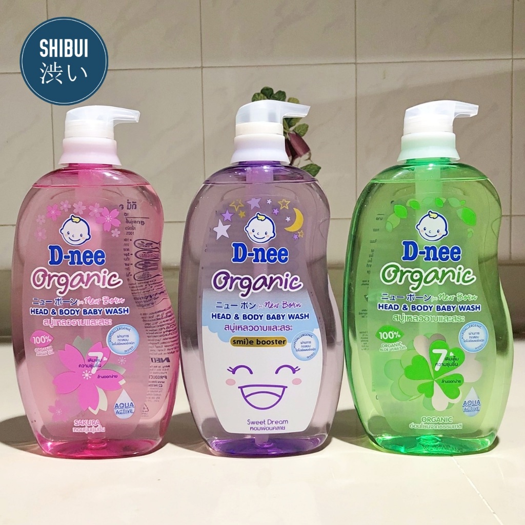 สบู่เหลวเด็ก D-nee ดีนี่ ออร์แกนิค สบู่เหลวอาบและสระ ขนาด 800 มล. หัว ...