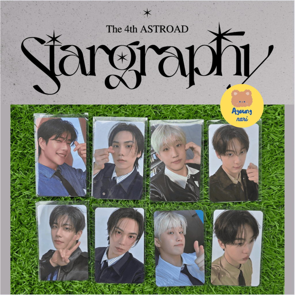 พร้อมส่ง ASTRO The 4th ASTROAD [Stargraphy] Photocard POB 50000 won ...