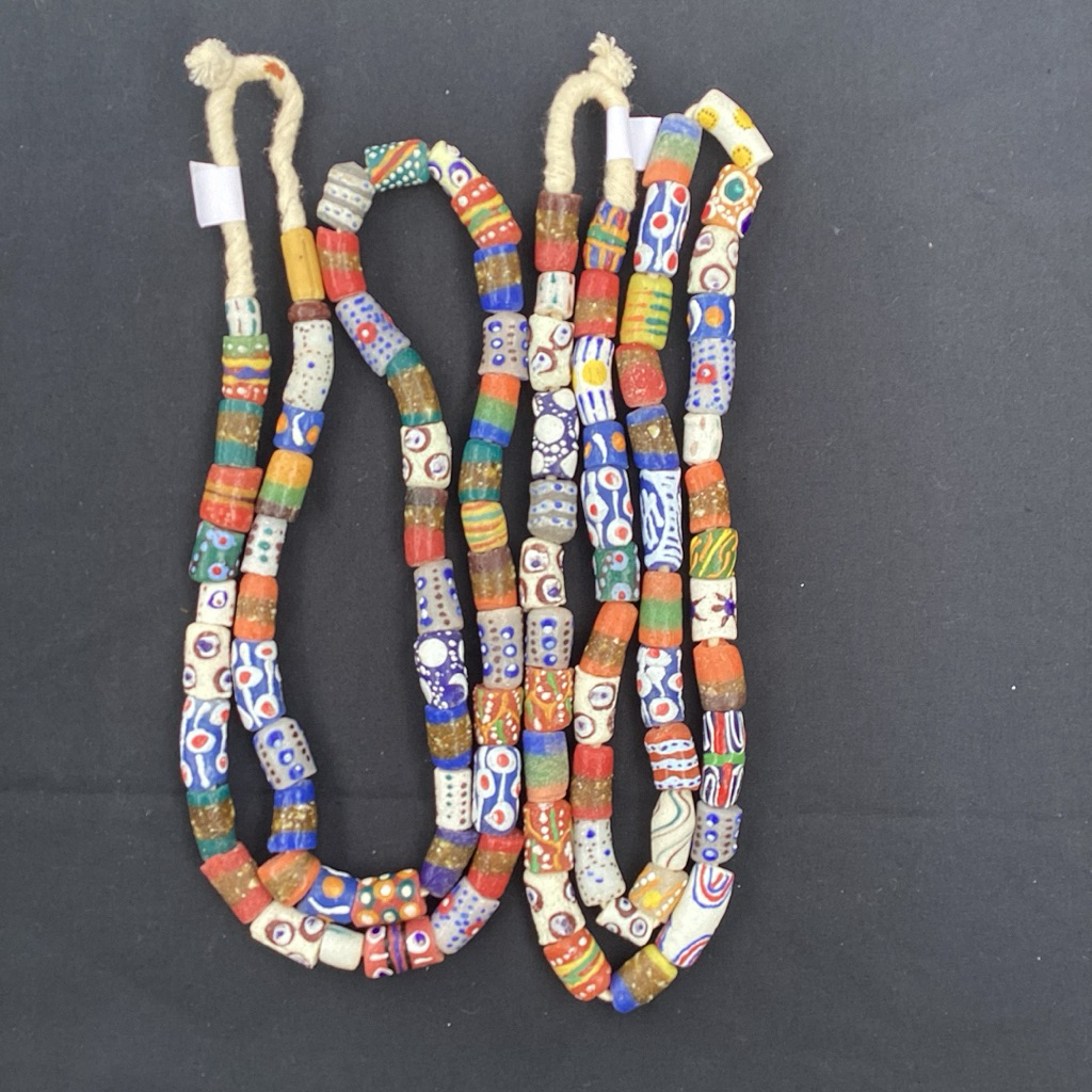 African Mixed Antique Glass Beads 8–12mm | Tribal Style Beads for ...