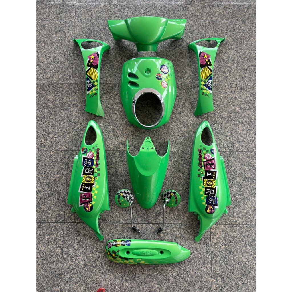 ชุดสี YAMAHA FIORE สีเขียว ปี2011 | Shopee Thailand
