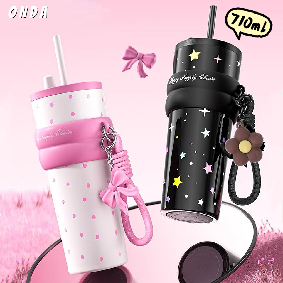 【ONDA】แก้วเก็บความเย็น316สแตนเลสเliner 710mlถ้วยน้ำความจุขนาดใหญ่รถถ้วยแก้วถ้ว ยเย็นเระติกน้ำ ...