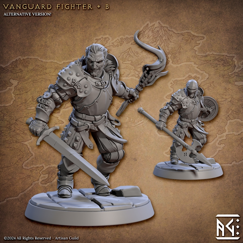 Vanguard Fighter B - Vanguard Fighters Guild - Humanoid Human / 32mm ...