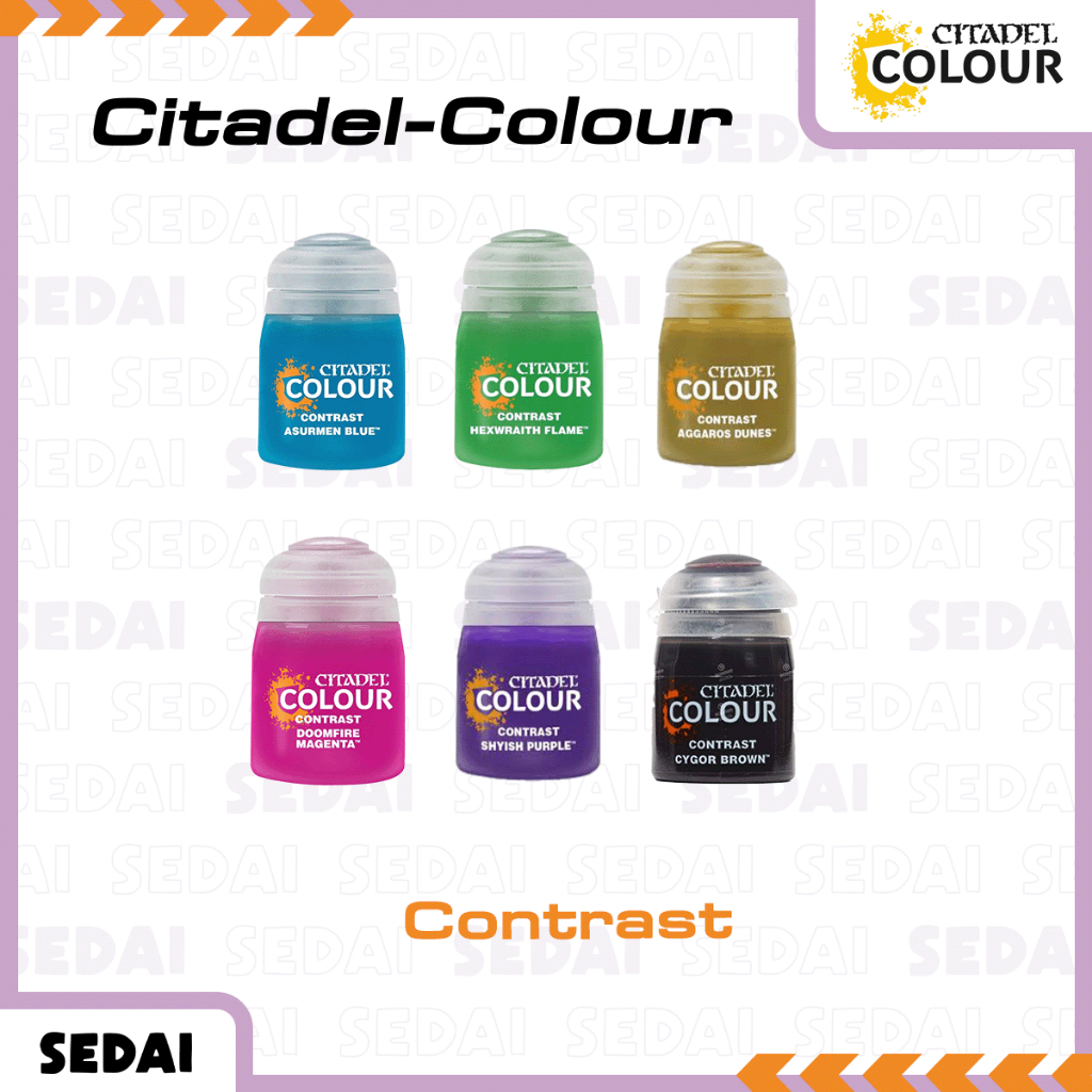 [ ส่งฟรี 🔥 ] Citadel - Color [ Contrast ] สีสำหรับทาโมเดล Warhammer สี ...