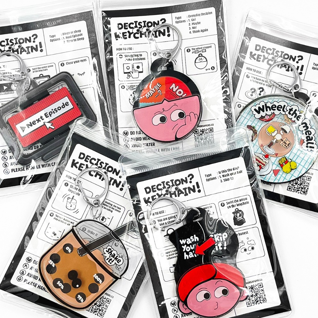Decision Keychain - พวงกุญแจช่วยตัดสินใจ | Shopee Thailand