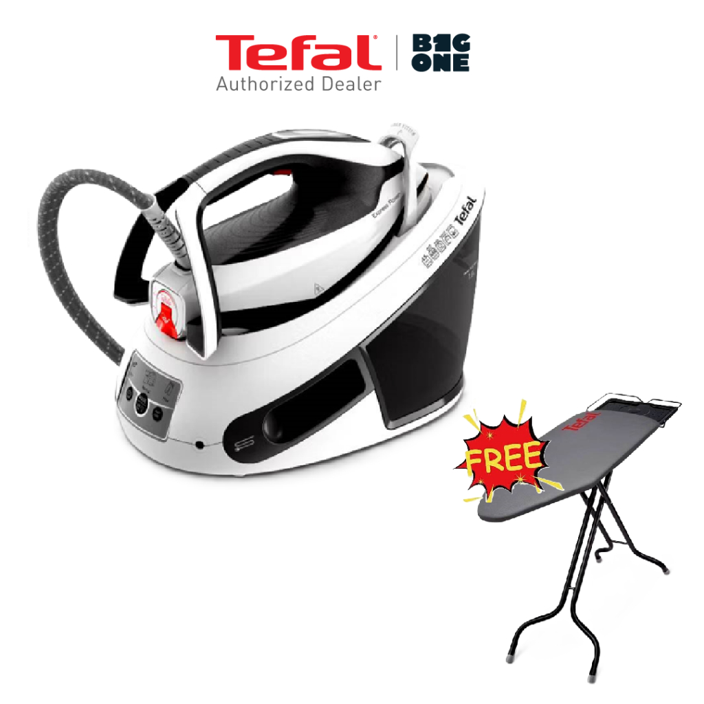 Tefal EXPRESS POWER เตารีดแรงดันไอน้ำพลังสูง รุ่น SV8130 2800W แท้งค์ ...