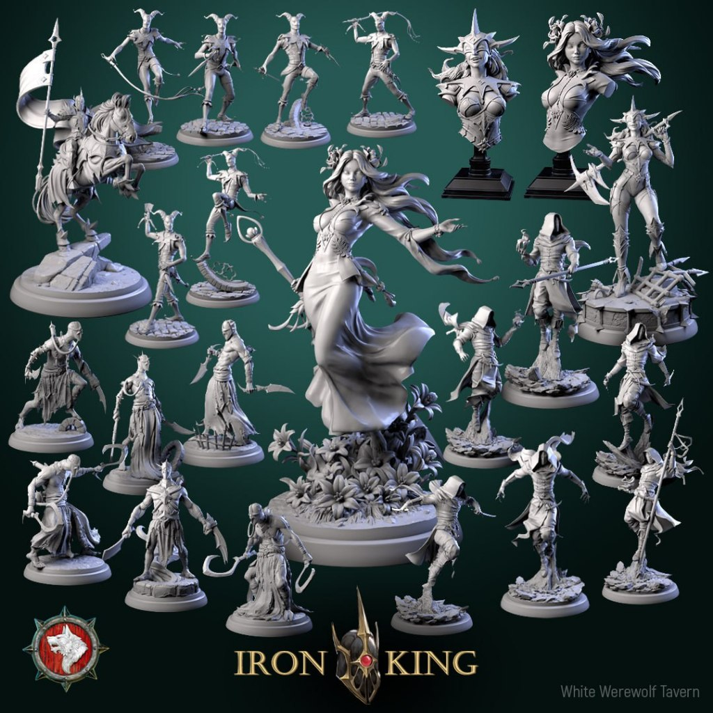 Iron King : Collection : Miniature Resin โมเดลบอร์ดเกม ผลิตตามสั่ง ...
