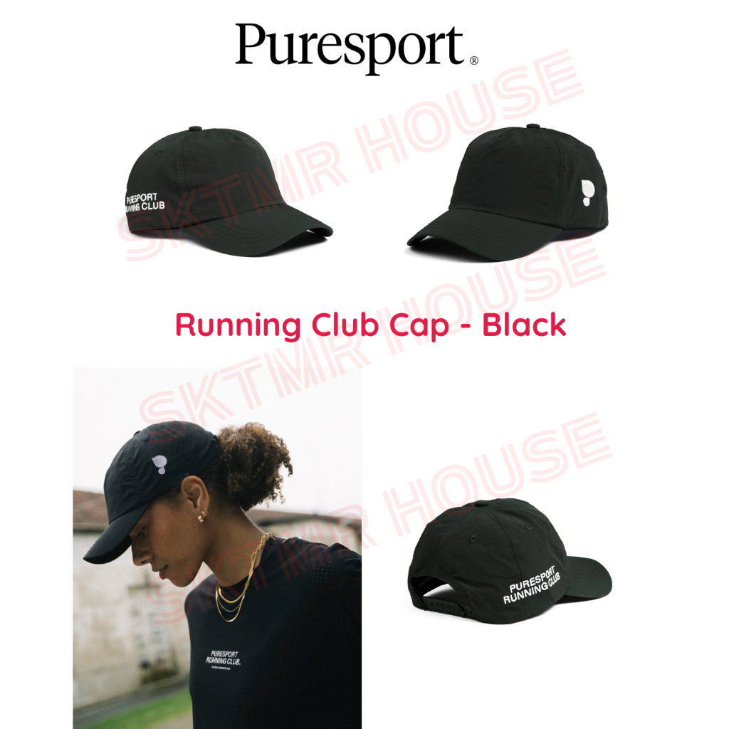 [พร้อมส่ง-ของแท้] PureSport Running Club Cap - Black | Shopee Thailand