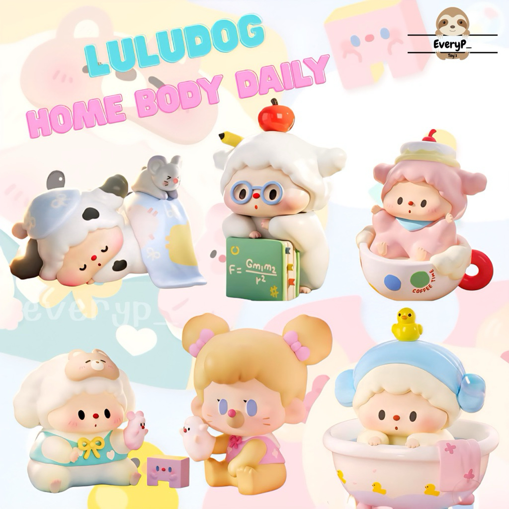 (Live/วีดิโอลด100฿) กล่องสุ่ม Luludog x Fuufuu 🛁 Luludog Homebody Diary ...