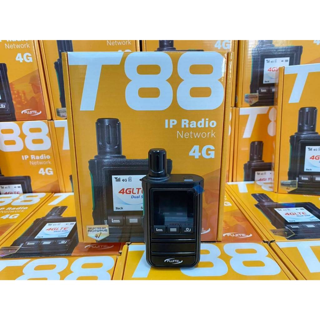 วิทยุสื่อสาร FUJITEL T88 พร้อมชิม DATA 1 ปี ไม่จำกัดระยะทาง คุยได้ทั่วโลก | Shopee Thailand