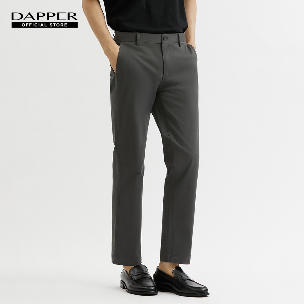 DAPPER กางเกงชิโน่ Everyday Stretch Chino Pants สีเทาเข้ม (TC9/DG/690SP ...