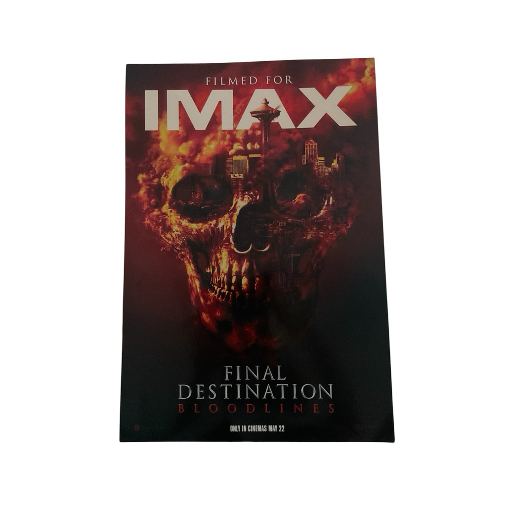 โปสเตอร์หนัง Final Destination Bloodlines IMAX ของแท้กระดาษมัน | Shopee ...