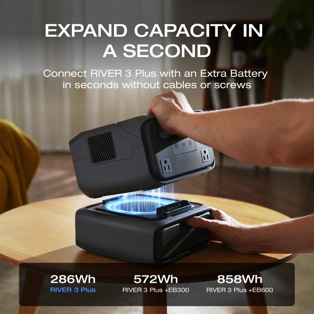 EcoFlow EB300 EB600 Smart Extra Battery แบตเตอรี่เสริมอัจฉริยะสำหรับ ...