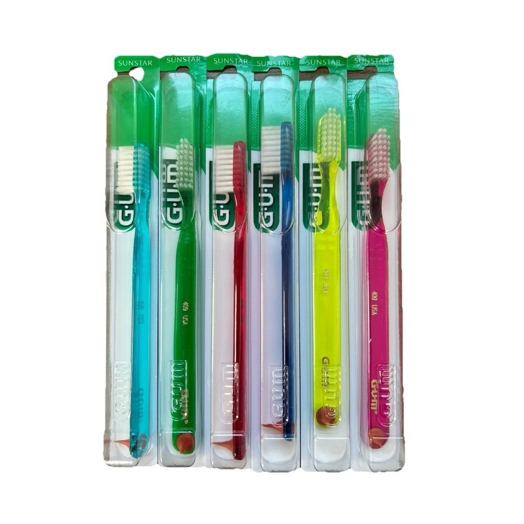 *สต็อกยูเอสเอ*Sunstar Butler GUM 409 Toothbrush แปรงสีฟัน ที่ทันตแพทย์ ...