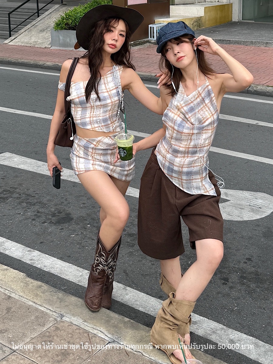 Dressfriends.bybf | Scotty Top and Mini Dress เสื้อคล้องคอ เปิดหลัง และ ...