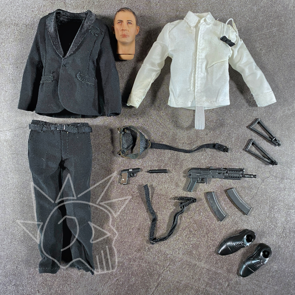 1/12 ชุดเสื้อผ้าอุปกรณ์ MI6 Agent Jack - Suit Version (DID Toys XT80018 ...