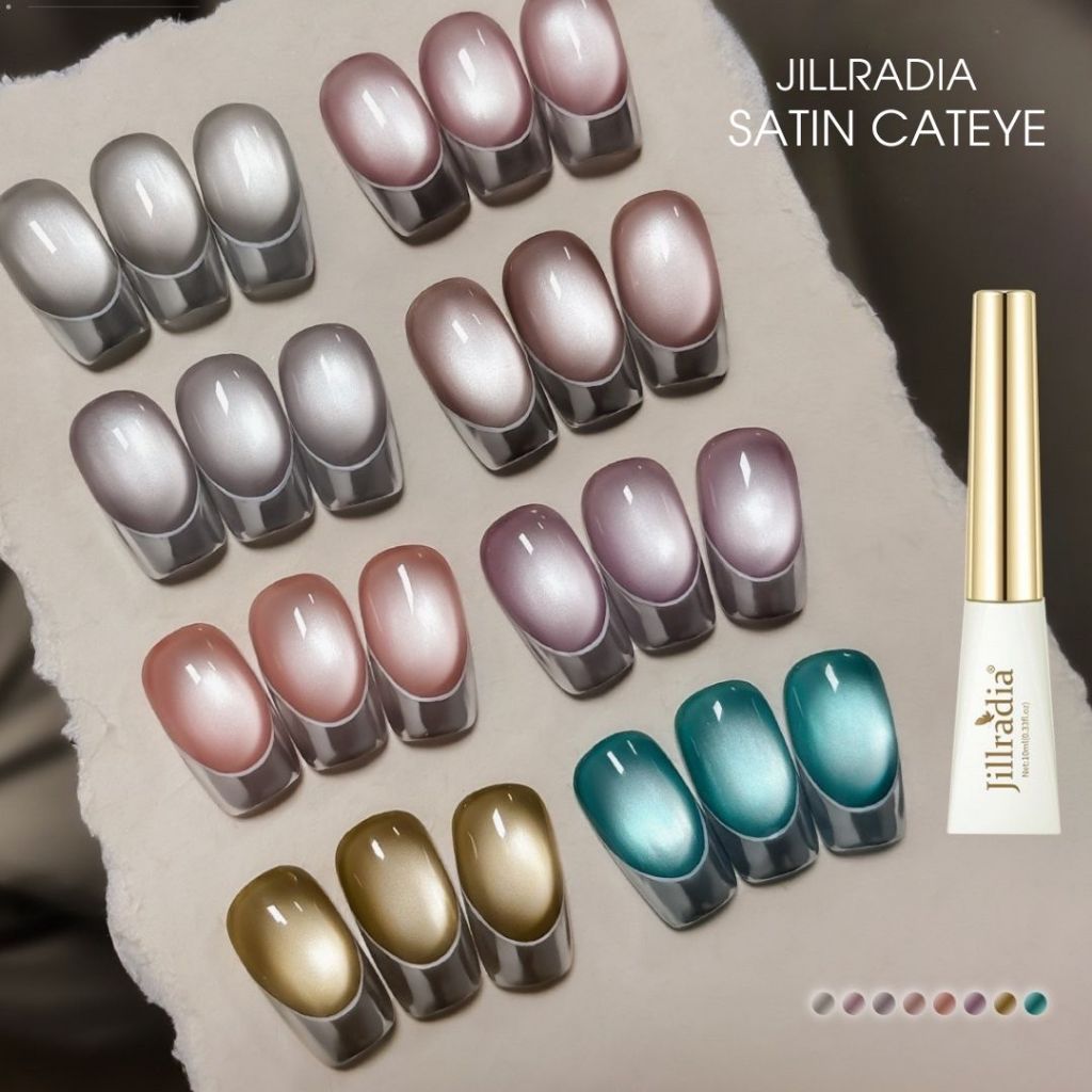Jillradia Satin Cat Eye สีแคทอายเนื้อซาติน | Shopee Thailand