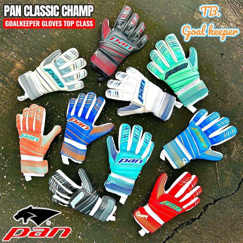 Pan ถุงมือประตูฟุตบอล ถุงมือผู้รักษาประตู Pan รุ่นท็อป PAN CLASSIC ...