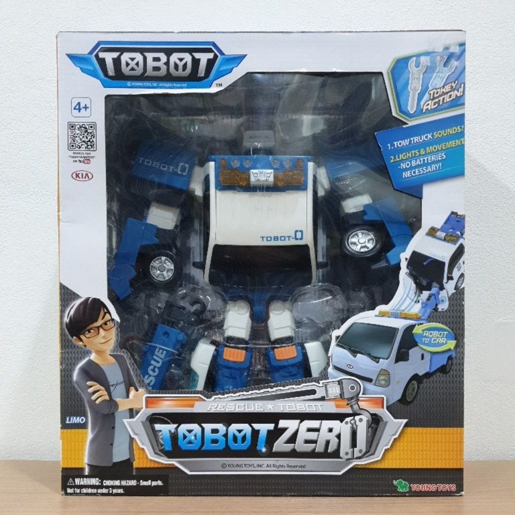 Tobot Zero Rescue หุ่นยนต์แปลงร่าง รถยก รถลาก มีเสียง มีไฟ ไม่ใช้ถ่าน ...