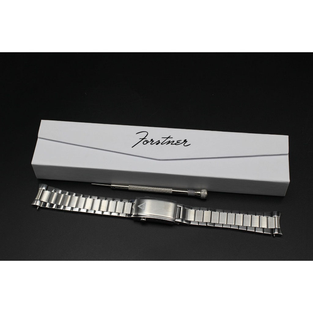 สายนาฬิกา Forstner รุ่น Contemporary Flat Link Brushed/Polished for ...