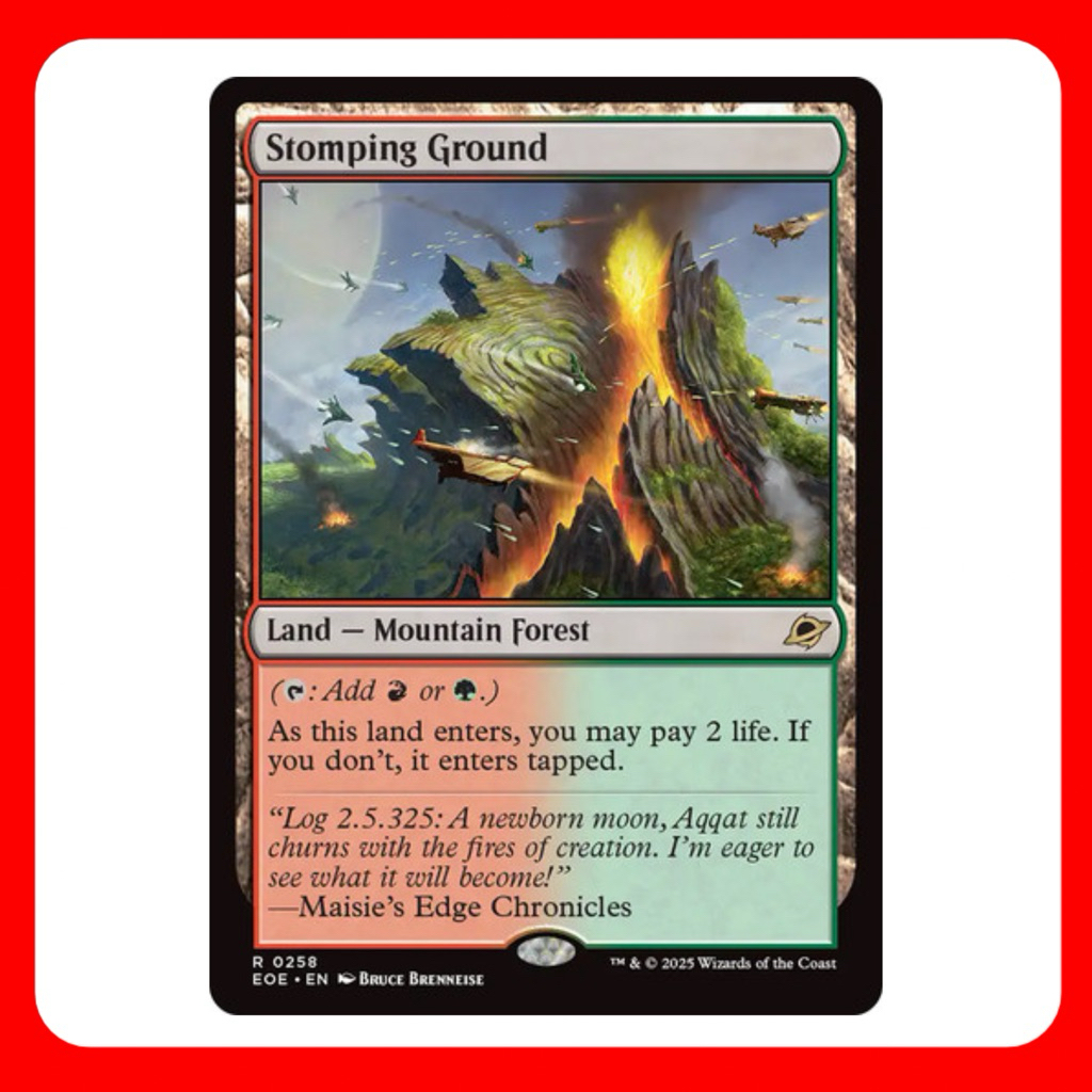 [MTG] Stomping Ground [EOE] [LAND] [RARE] [NORMAL] [ENG] (การ์ดเมจิค ...
