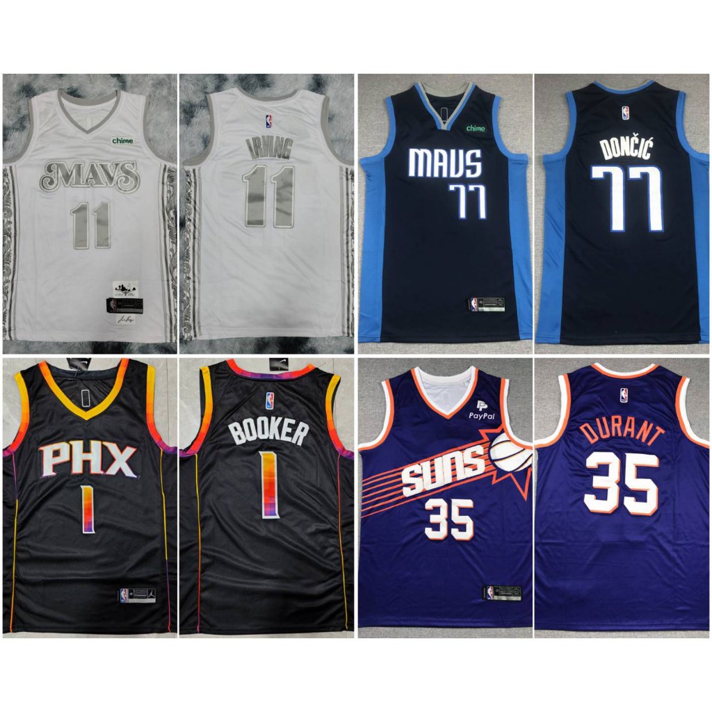 เสื้อบาสเกตบอล Basketball Jersey - Kyrie, Booker, KD, Cooper Flagg ...