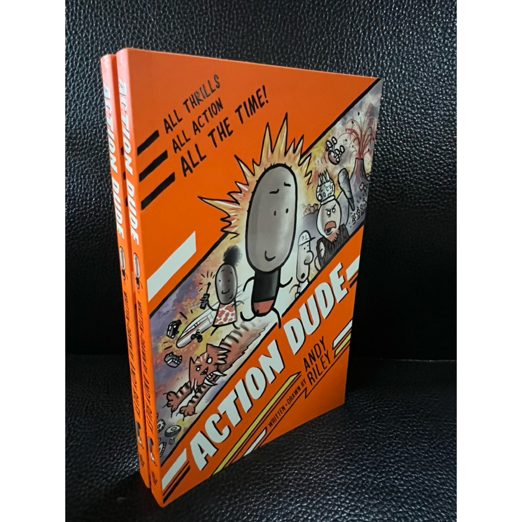 (หนังสือภาษาอังกฤษพร้อมส่ง) ACTION DUDE : WRITTEN+DRAWN BY ANDY RILEY (T2) | Shopee Thailand