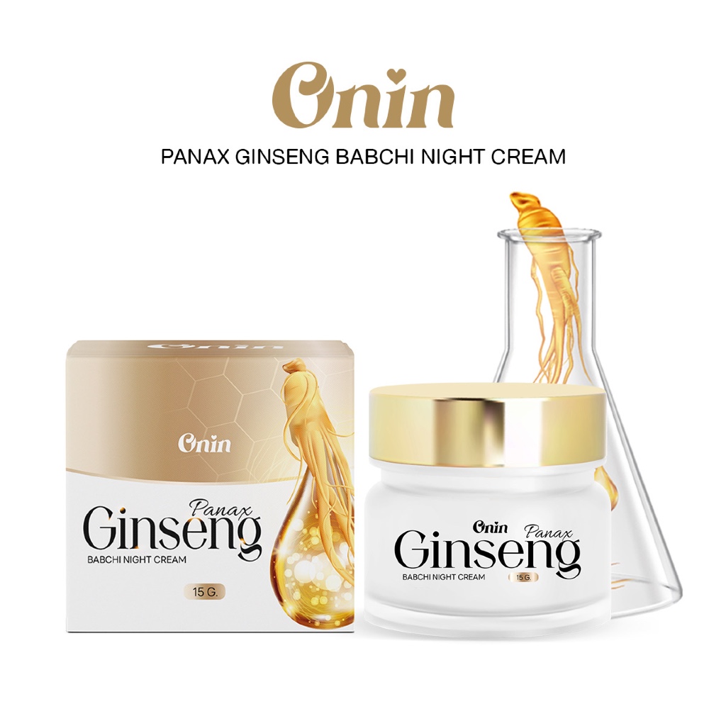 ครีมโสม อรอิน Onin panax ginseng babchi night cream. | Shopee Thailand