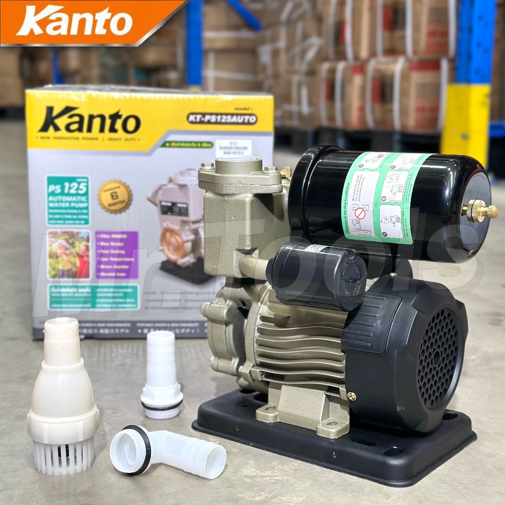 ปั๊มน้ำออโต้ ยี่ห้อ Kanto (รุ่น PS-125) กำลังมอเตอร์ 370 วัตต์ ปั๊มน้ำ ...