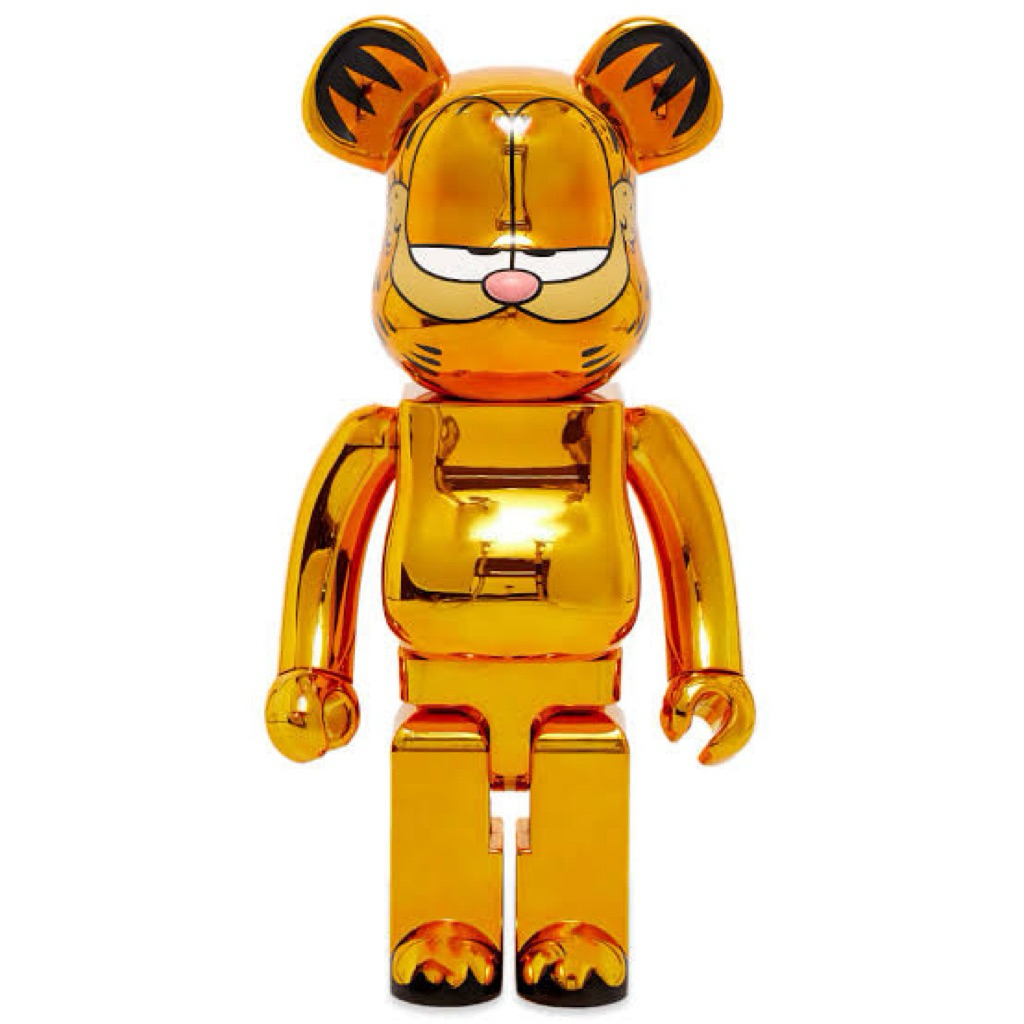 Bearbrick Garfield Chrome Ver. 1000% | Shopee Thailand
