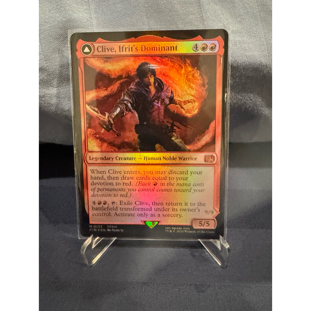 MTG Final Fantasy Foil: Clive, Ifrit's Dominant | Shopee Thailand